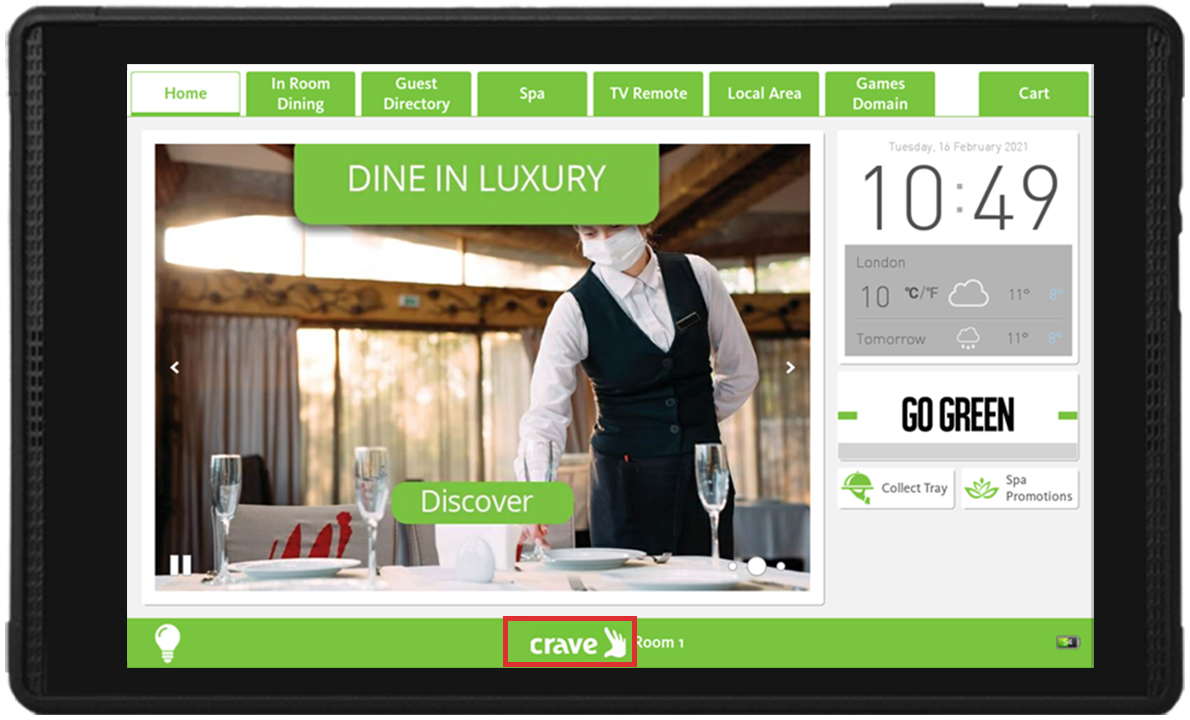 Crave - Tablet Configuration